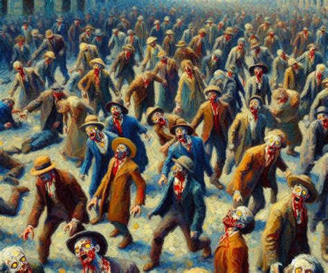 Artstation Undead Zombie Horde 17 Artworks