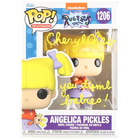 Cheryl Chase Signed Rugrats 1206 Angelica Pickles Funko Pop Vinyl