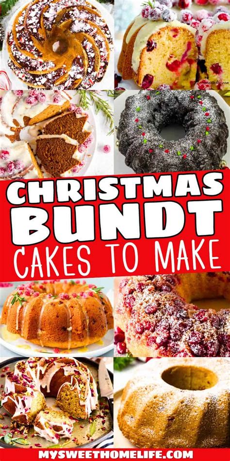 25 Christmas Bundt Cake Recipes My Sweet Home Life
