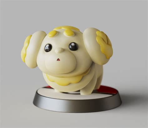 Fichier Stl Fidough LÉgendaire Pokemon Scarlet Et Violet Pokedex