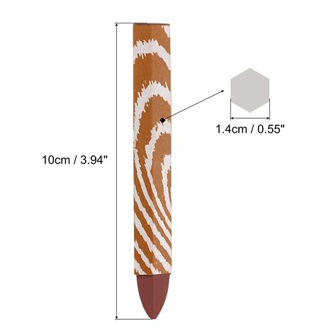 Patikil Lumber Marking Crayons 12 Pack 4″x0 55″ Hex Wax Tire Marker