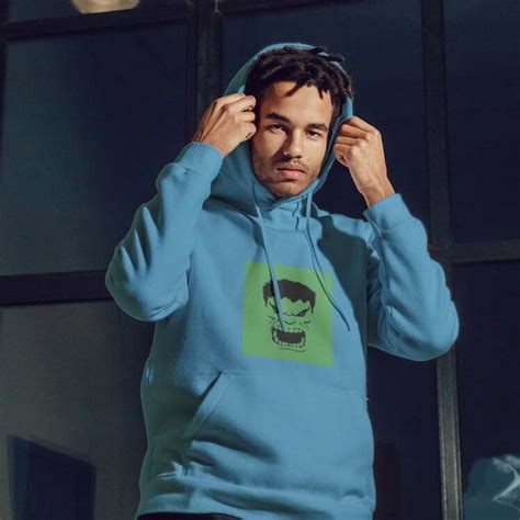 Hulk Hoodie Classic Mens Comfortable Colour Blocked Hoodie Prindia