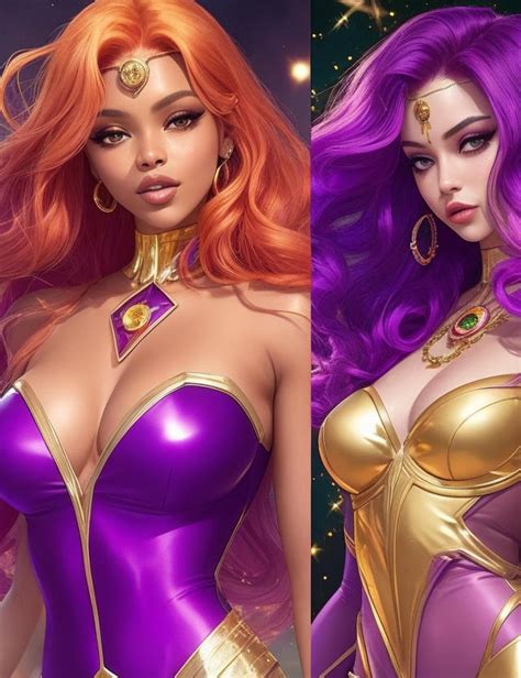 Starfire In Ruby Rail Fashion By Pokeben10 On Deviantart