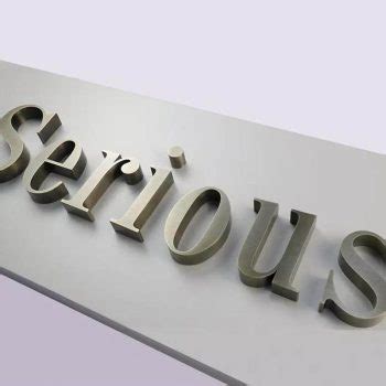 D Brushed Stainless Steel Channel Letter Advertsing Vintage Metal Company Logo Led Sign Board