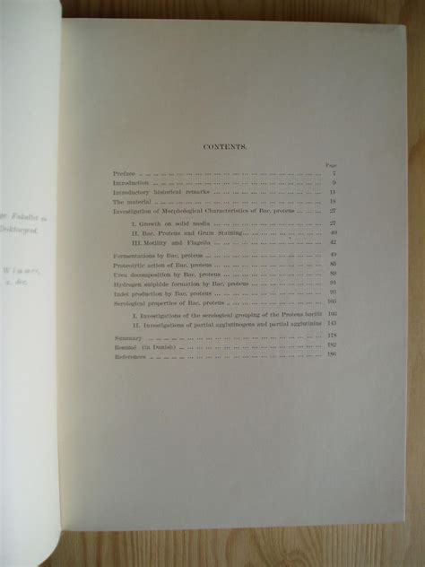 Contributions To The Characterization And Systematic Classification Of Bac Proteus Vulgaris