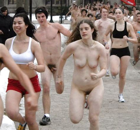 Naked College Runs Porn Gallery