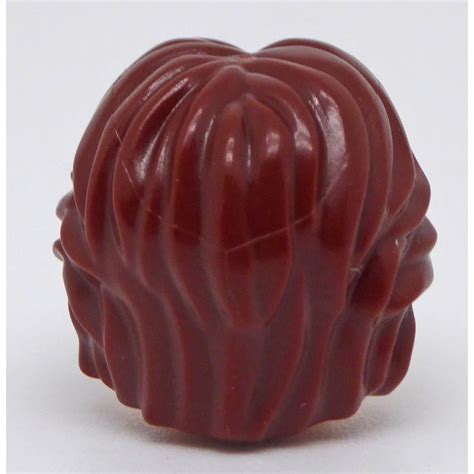 Lego Reddish Brown Short Wavy Hair With Parting 26139 Brick Owl