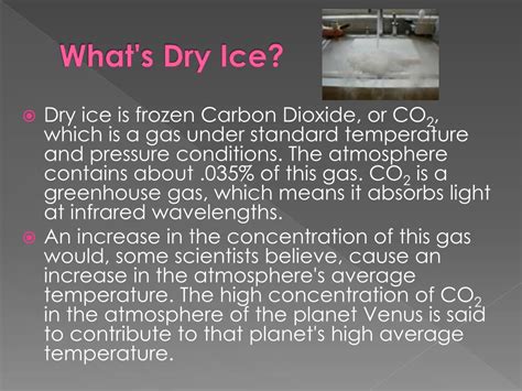 PPT Dry Ice PowerPoint Presentation Free Download ID