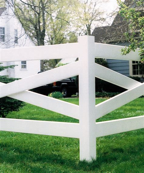 Bufftech Crossbuck Post And Rail Vinyl Fence Liw Online