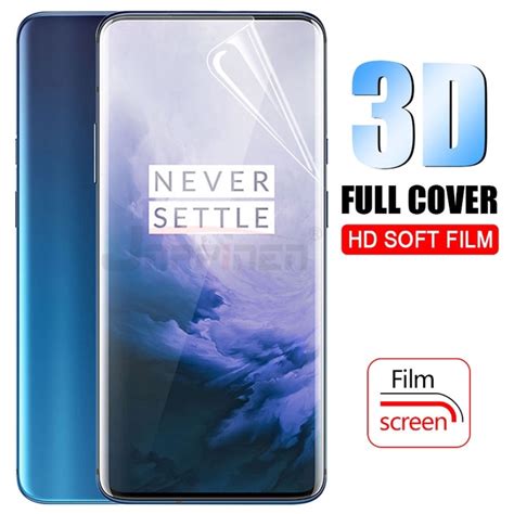 ฟิล์มกันรอยหน้าจอสำหรับ Oneplus 7 Pro 6 6 T Hydrogel Film Front Screen