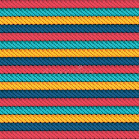 Lasso Rope Pattern Background Wallpaper Stock Vector Illustration Of