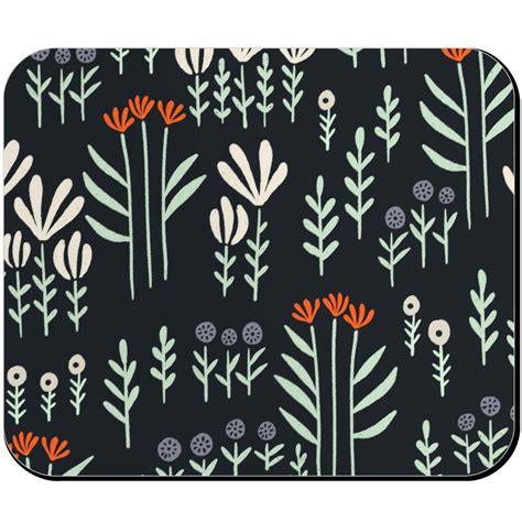 Delicate Floral Orange And White Mouse Pad Shutterfly