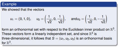Solved We Showed That The Vectors U U Chegg