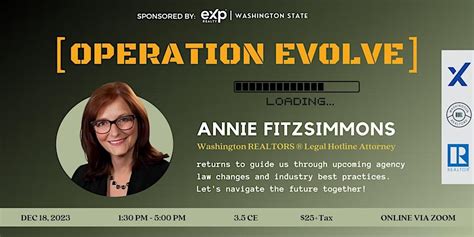 Operation Evolve Revising Agency Law And Industry Practices Robin Mccue