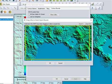 How To Generate Contours From Online Srtm Data On Global Mapper Gis Tutorial