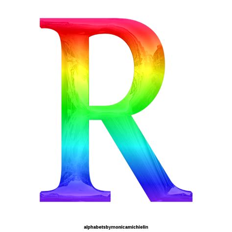Monica Michielin Alphabets Uau Arial Font Multi Colors Alphabet