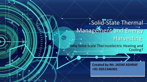 Solid State Thermal Management And Energy Harvesting Pptx
