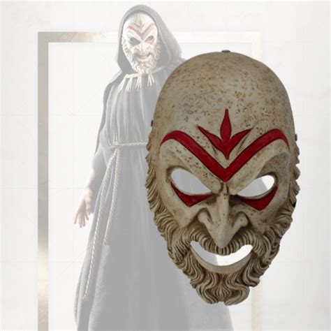 Assassins Creed Odyssey Resin Mask Villain Master Horror Face Cover