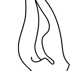 Elf Ear Template Printable Sketch Coloring Page