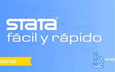 Aprendiendo A Usar Stata Fácil Y Rápido Escuela De Datos