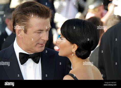 Alec Baldwin And Hilaria Thomas Arrive At The Opening Night Premiere Of