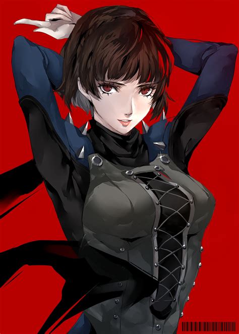 Niijima Makoto Persona And More Drawn By Pertex Danbooru