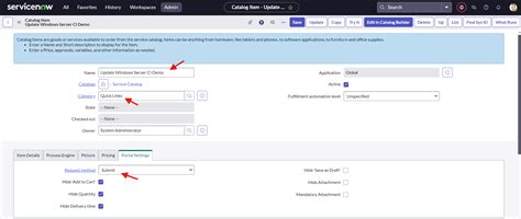 create a simple catalog item in servicenow