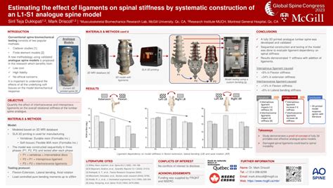Pdf Estimating The Effect Of Ligaments On Spinal Stiffness By