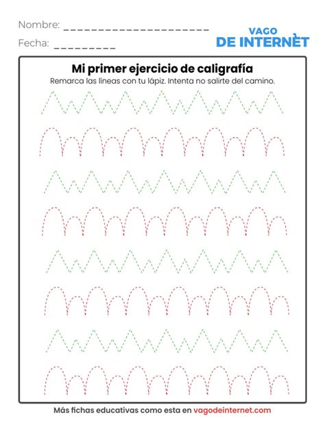 Mi Primer Ejercicio De Caligrafía Pdf