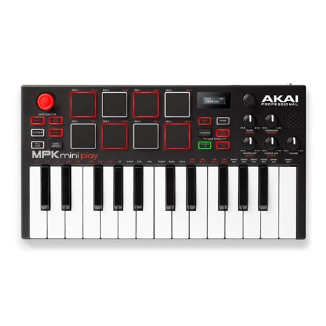 Akai MPK Mini Play Keyboard MIDI Controller W Built In Speaker High Street Music