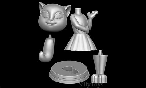 3d File Angela My Talking Angela 🐱 ・3d Printing Model To Download・cults