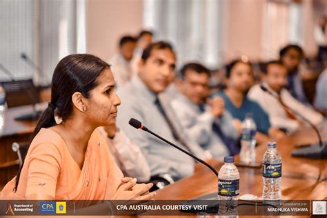 CPA Australia Courtesy Visit Department Of Accounting