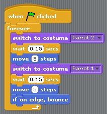 IiShaa Year 9 Scratch Tutorial Moving Animation