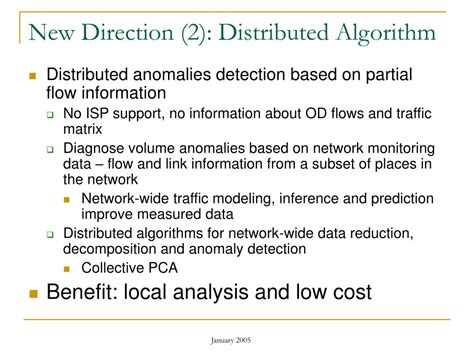 Ppt Multi Scale Analysis For Network Traffic Prediction And Anomaly Detection Powerpoint