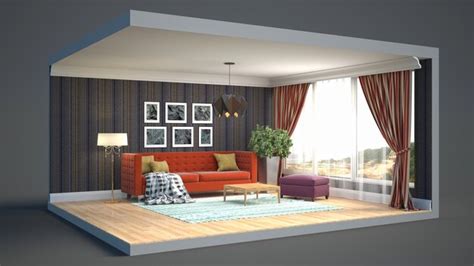 Premium Photo 3d Rendering Of A Stylish Modern Room