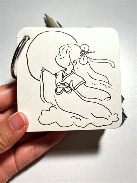 简笔画嫦娥奔月 儿童画 图文（汇总10张） 儿童画图片大全