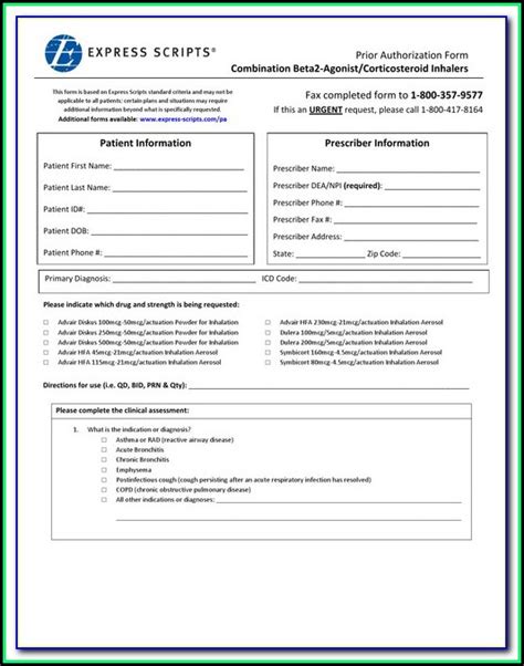 Gallery Of Sav Rx Prior Authorization Form Unique Express Scripts Pa Form Form Example Download