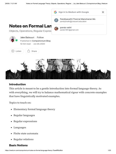 Unit 2 Formal Language Theory Pdf String Computer Science Regular Expression
