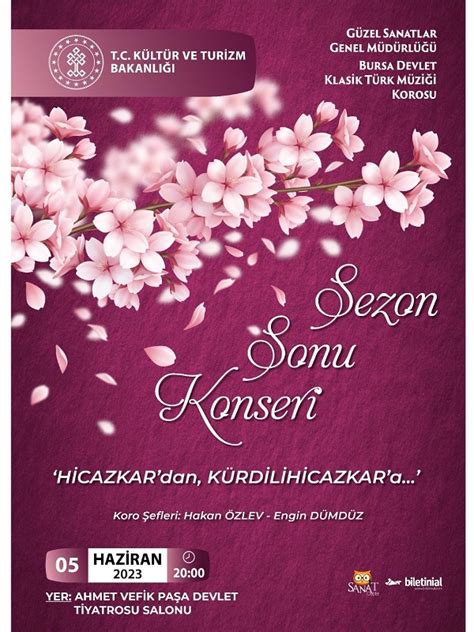 Sezon Sonu Konseri Bursa Devlet Klasik Türk Müziği Korosu biletinial