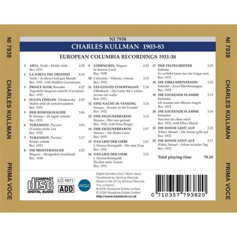 Charles Kullman 1931 1938