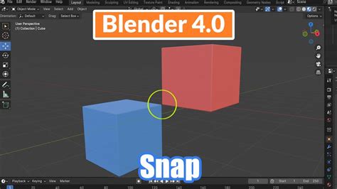 Alinear objetos con snap en Blender 4 0 Tutorial en Español YouTube