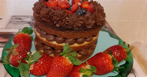 Ricetta Naked Cake Di Compleanno Di LauTos Cookpad