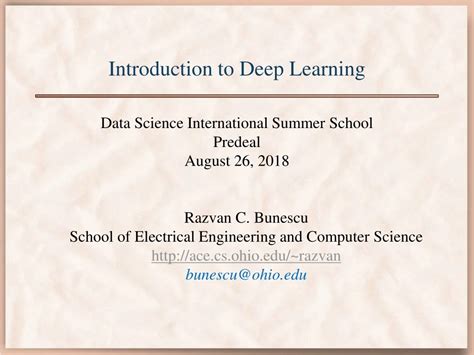 PPT Introduction To Deep Learning PowerPoint Presentation Free Download ID