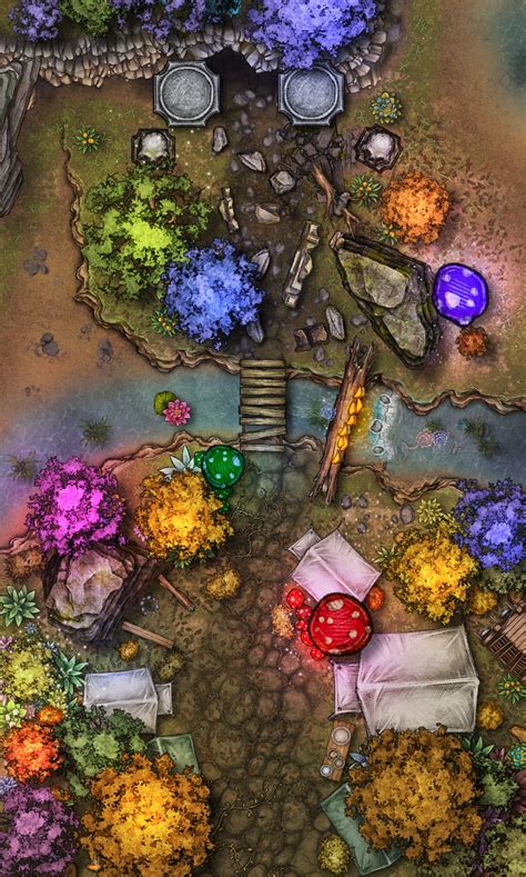Passage To Feydark A Little Battle Map Set In The Feywild Rinkarnate