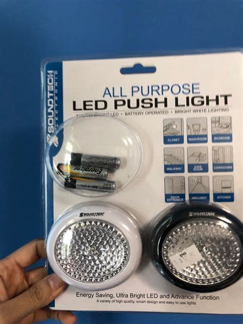 Led Push Light Furniture And Home Living Lighting And Fans Lighting On