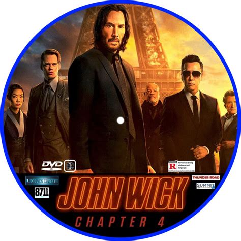 John Wick Chapter 2023 Blu Ray And DVD Cover Printable Covers Only