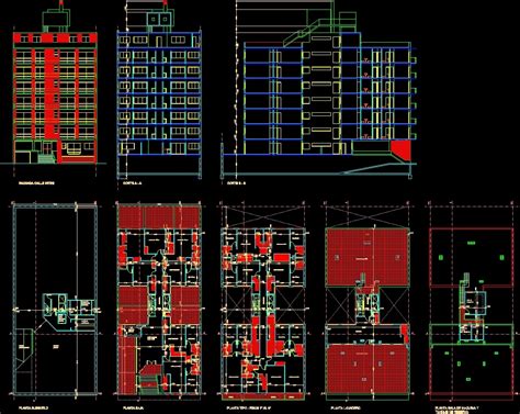 Building In Height DWG Block For AutoCAD Designs CAD