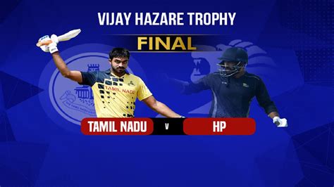 Vijay Hazare Trophy Final Live Streaming How To Watch Tamil Nadu Vs
