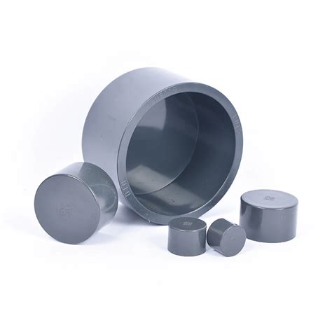 High Quality Flexible Plastic Pipe End Cap Upvc Cap Round Tube End Caps