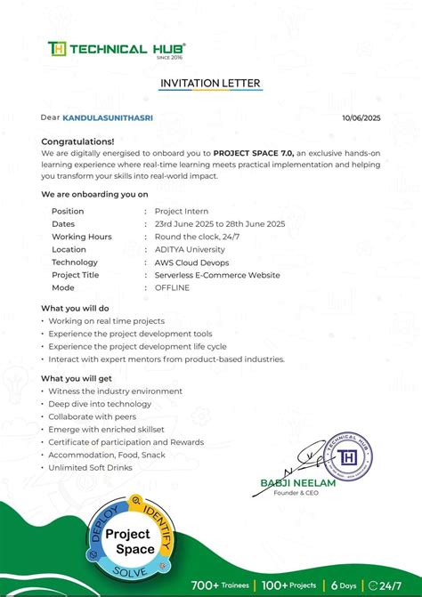 Projectspace Aws Internship Opentowork Cloudcomputing Devops Projectspace